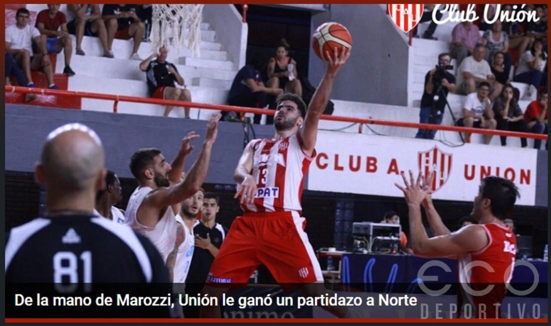 GRAN PRESENTE DE MAROZZI EN LA LIGA ARGENTINA - EcoDeportivo